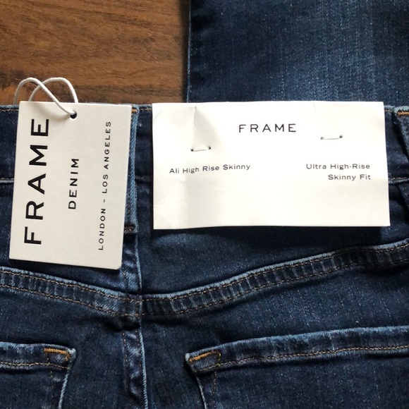 Frame Denim | Jeans | Frame Denim Le Ali High Waist Triangle Hem Ankle ...